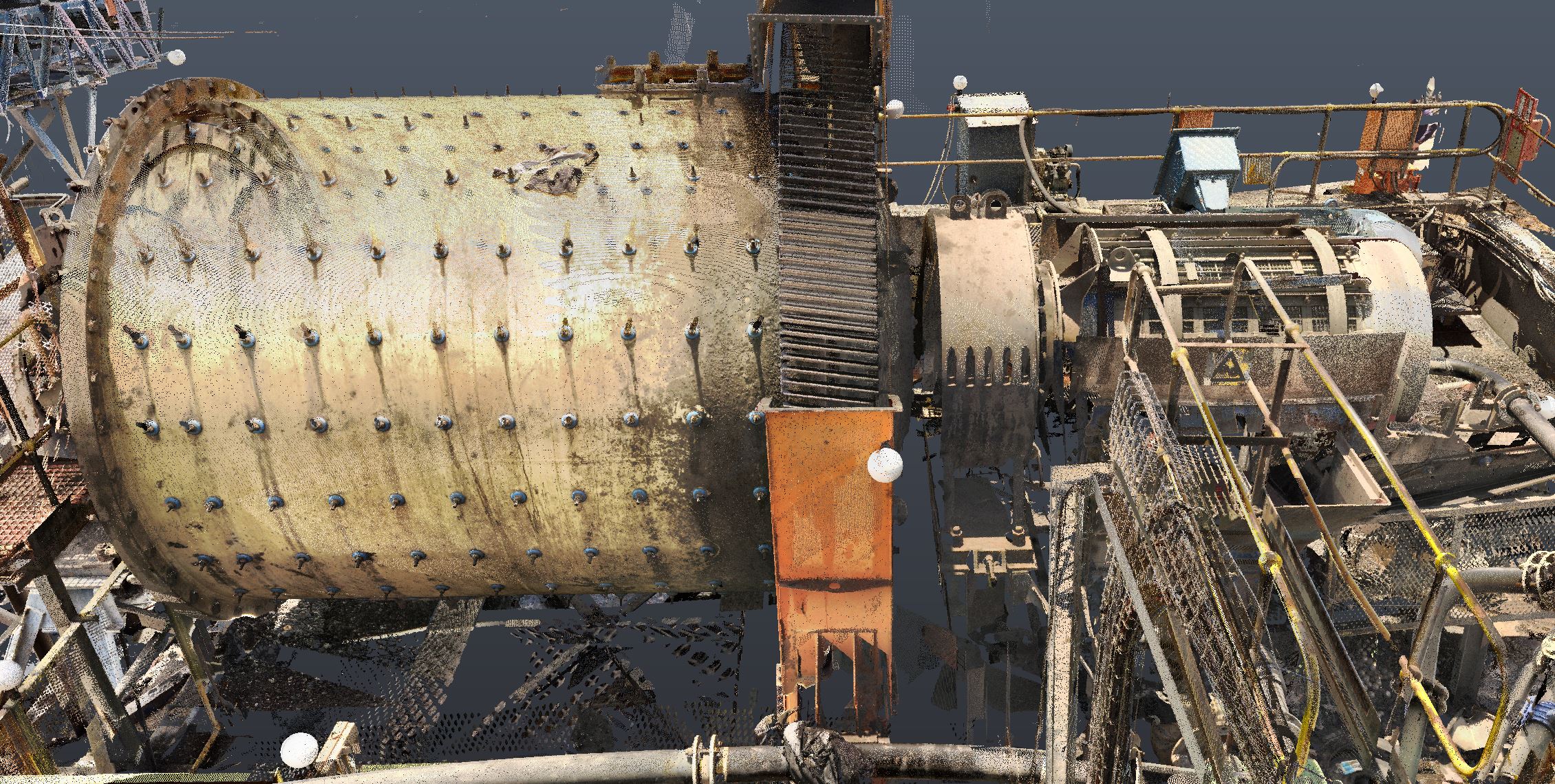 3D Scanning Ball Mill for Relocation - CSS Engineering Meyerton