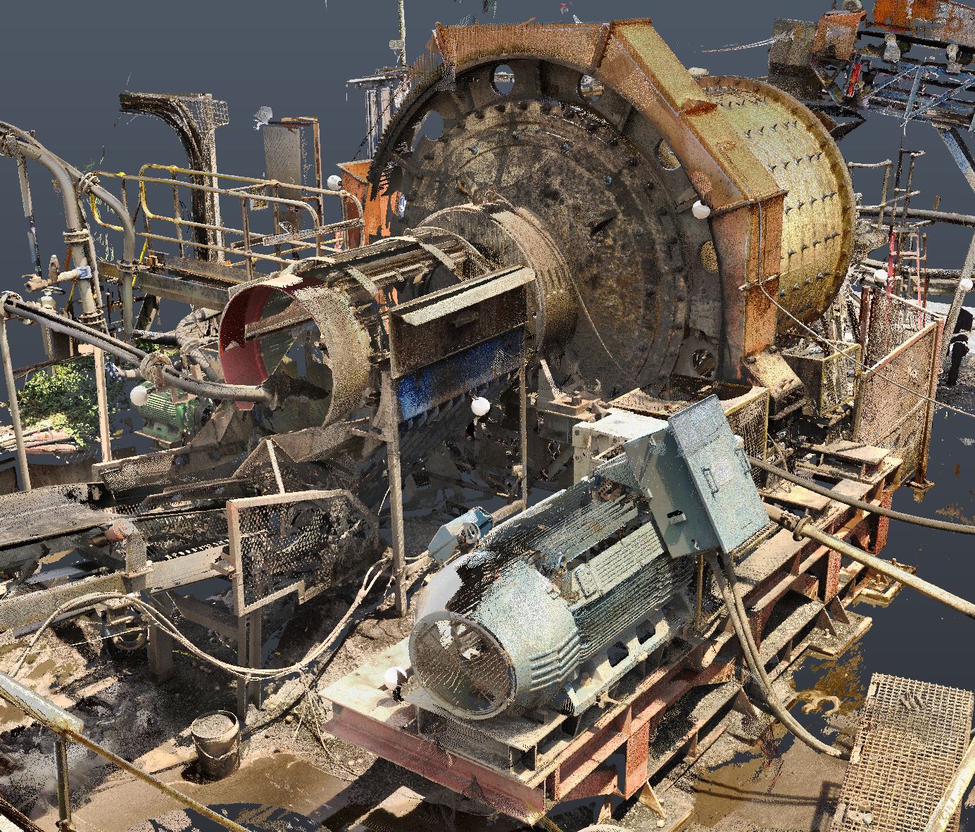 3D Scanning Ball Mill for Relocation - CSS Engineering Meyerton